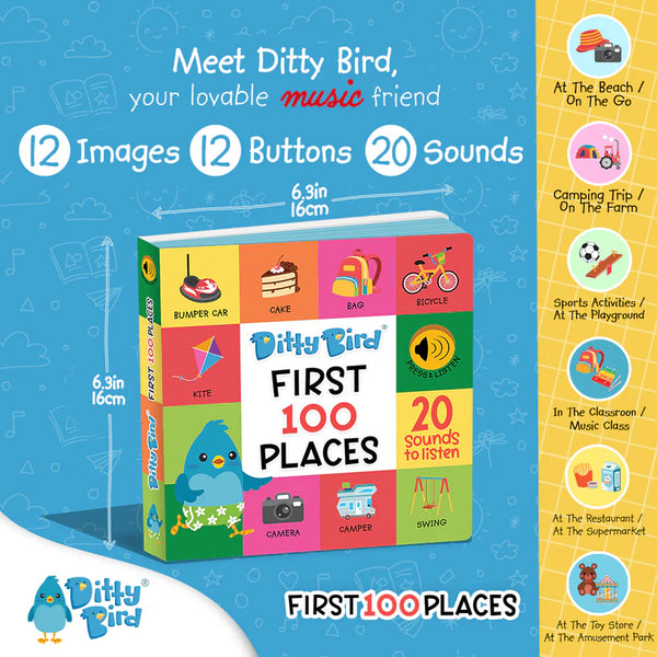Ditty Bird - First 100 Places – Alfy's New & Vintage Toy Shop