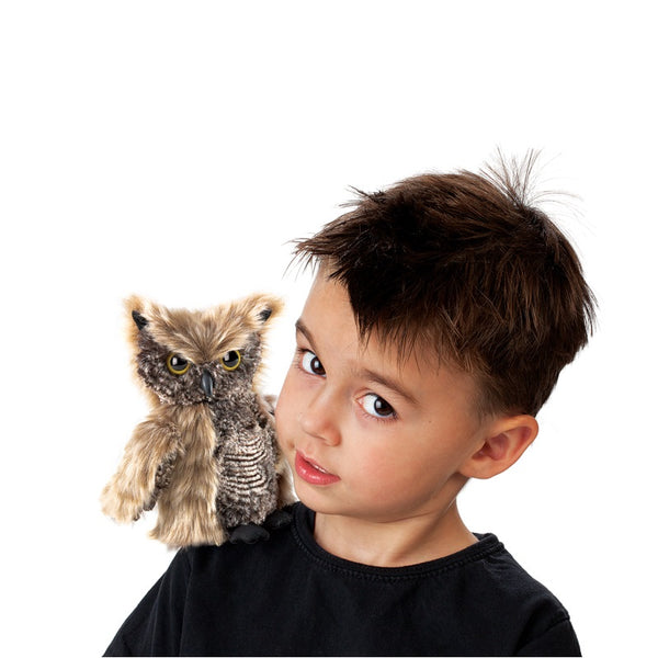 Folkmanis Screech OWL Puppet – Alfy's New & Vintage Toy Shop