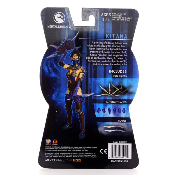 Mezco Mortal Kombat X - Kitana 6" Action Figure – Alfy's New & Vintage ...