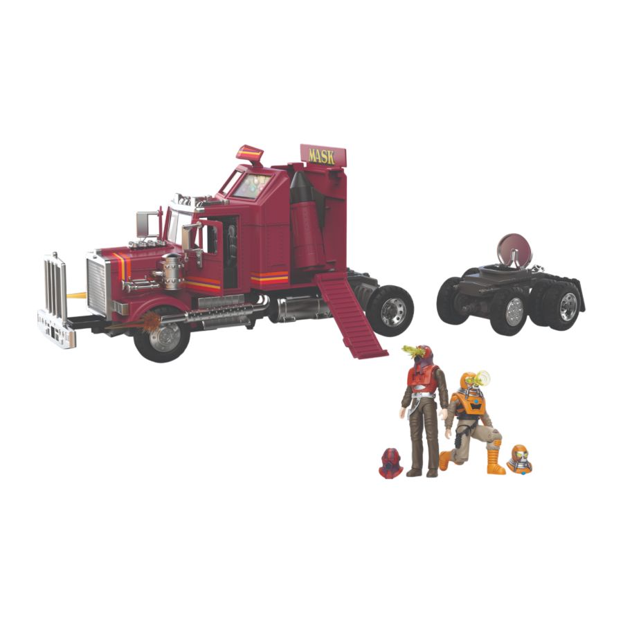 M.A.S.K. - Mobile Defense Unit Vehicle and Matt Trakker & Bruce Sato F ...