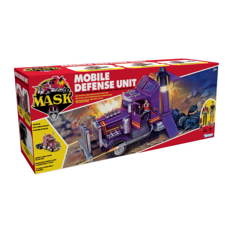 M.A.S.K. - Mobile Defense Unit Vehicle and Matt Trakker & Bruce Sato F ...