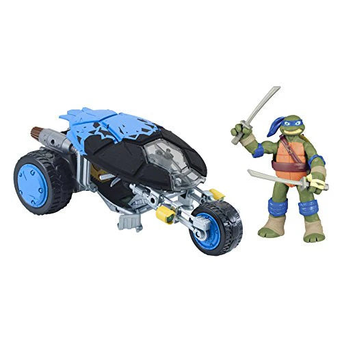 Playmates TMNT - Totally Turtles Ninja Stealth Bike with Exclusive LEO ...