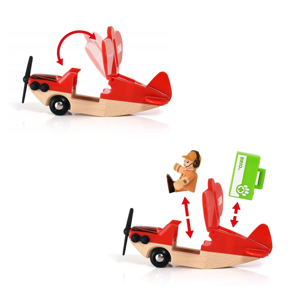 BRIO World - Safari Airplane – Alfy's New & Vintage Toy Shop