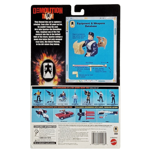 Mattel Demolition Man - Battle Baton Spartan ©1993 – Alfy's New ...