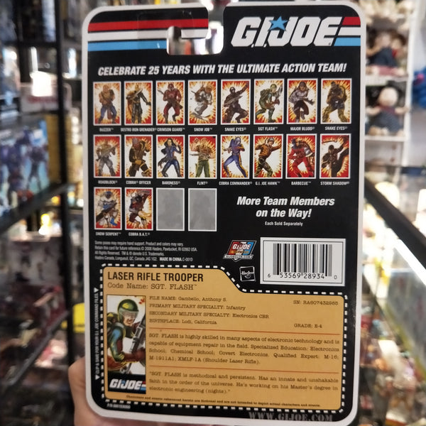 GI Joe 25th Anniversary - Laser Rifle Trooper "Sgt Flash" – Alfy's New ...