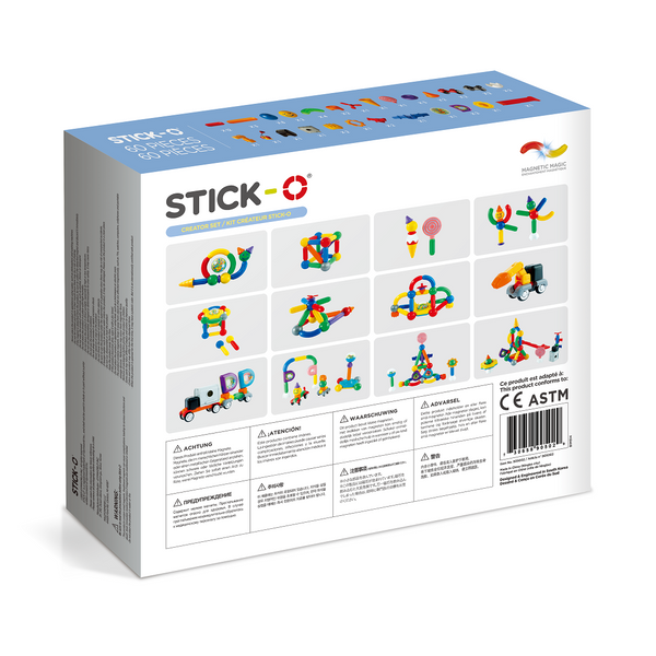 STICK-O Creator Set 60pc – Alfy's New & Vintage Toy Shop